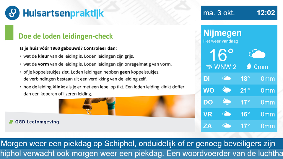 Informatie over een gezonde leefomgeving in je wachtkamer | GGD voor Professionals - Gelderland ...